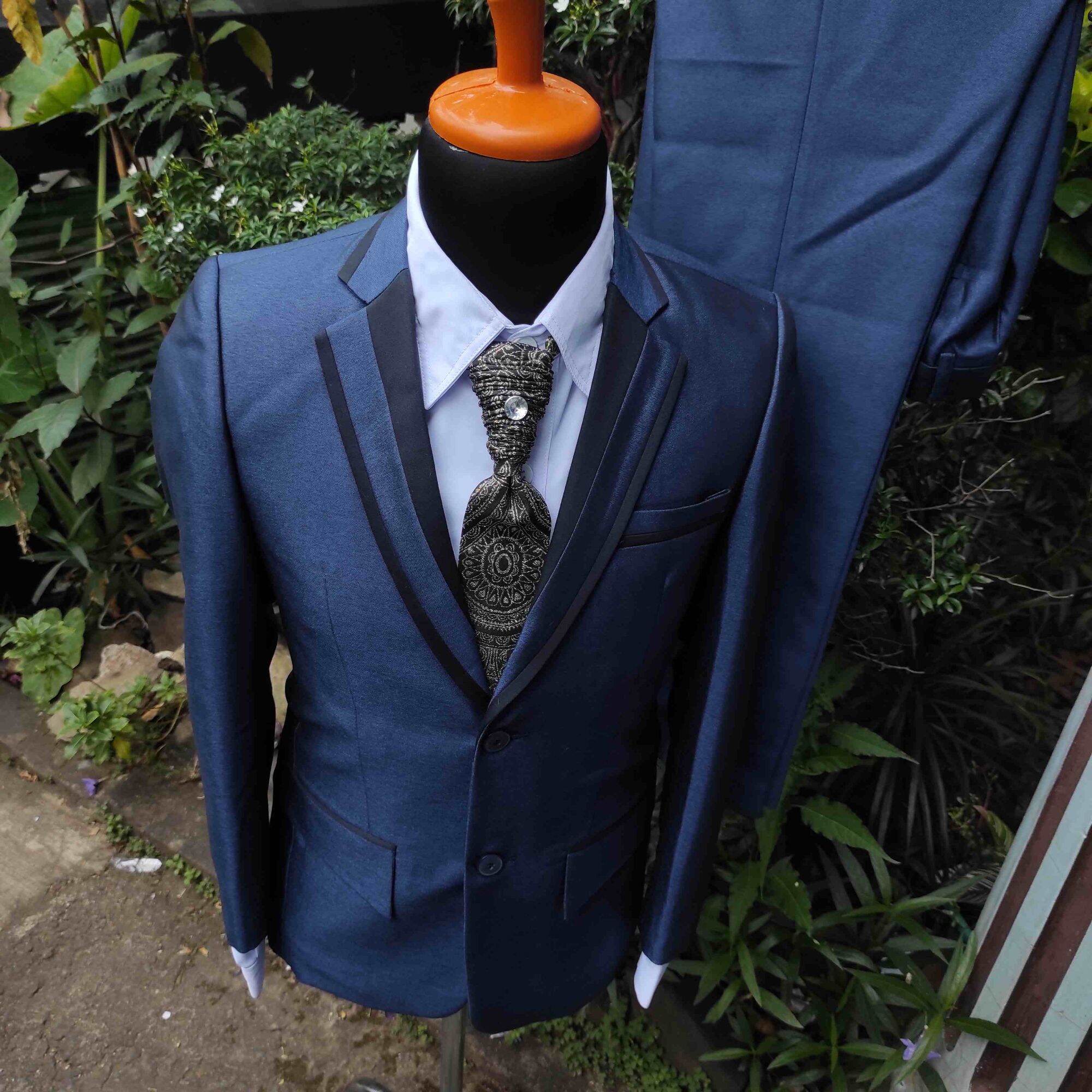 Pekat 1 stel jas + Dasi dan saputangnya semi woll kilap jas wedding jas ...