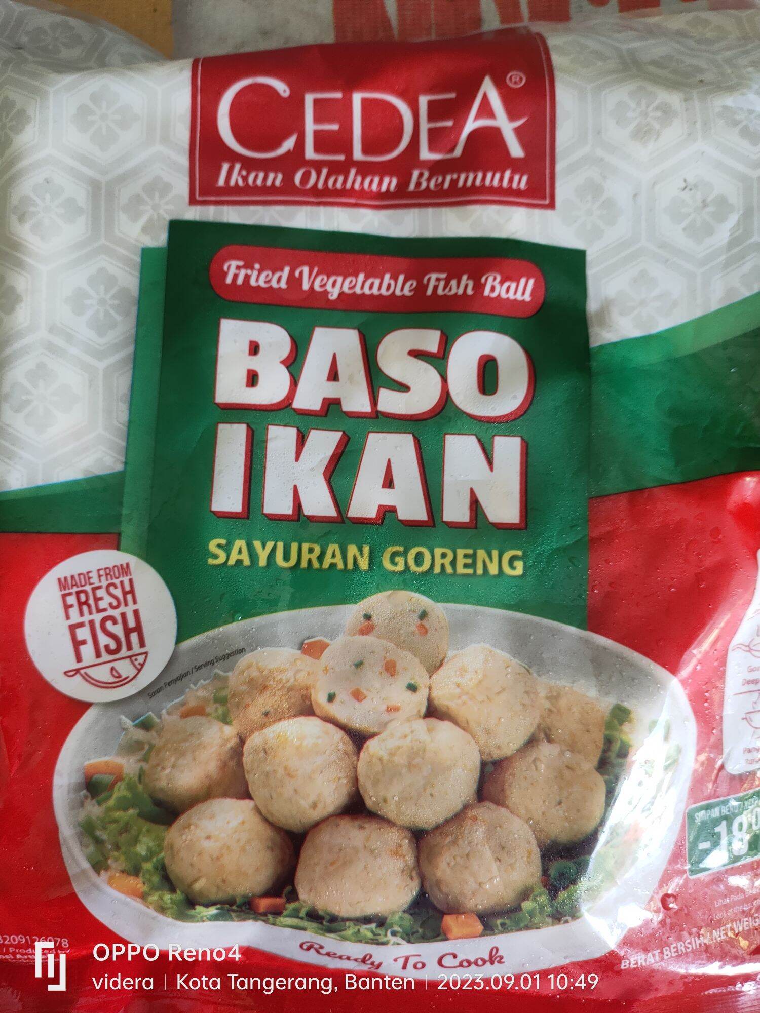 cedea baso ikan sayuran goreng 500gr iai 25 pcs | Lazada Indonesia