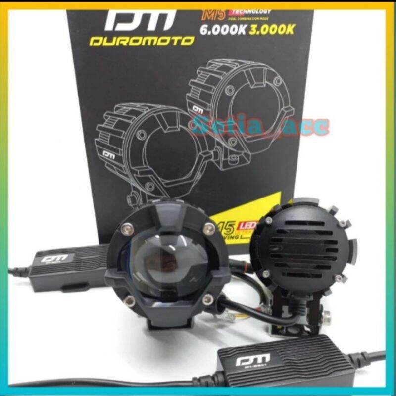 Lampu Tembak Laser DUROMOTO M5 M1 Fog Lamp Motor Dan Mobil | Lazada ...