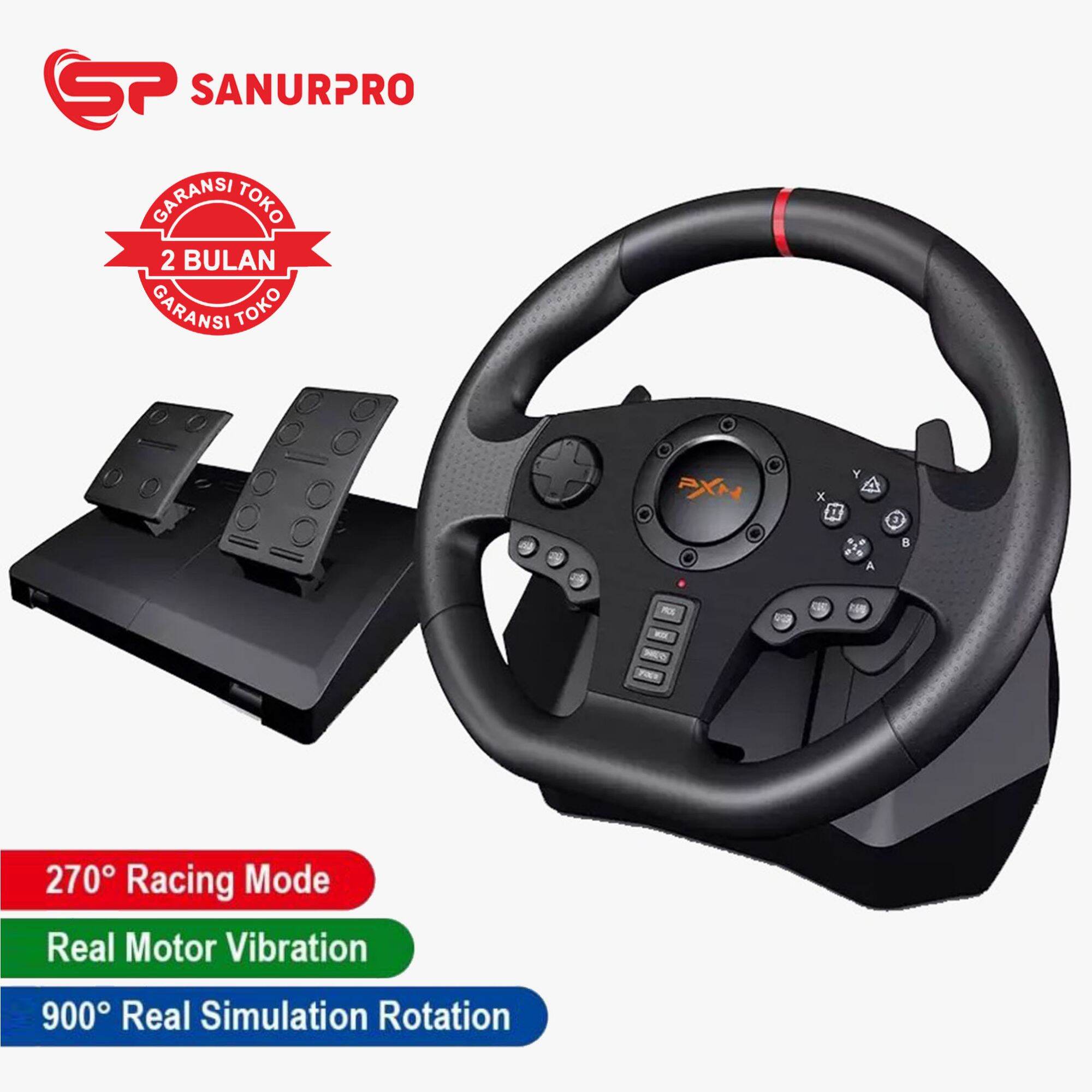 GAMEPAD V900 PC RACING WHEEL RACE STEERING WHEEL WITH PEDALS | Lazada ...