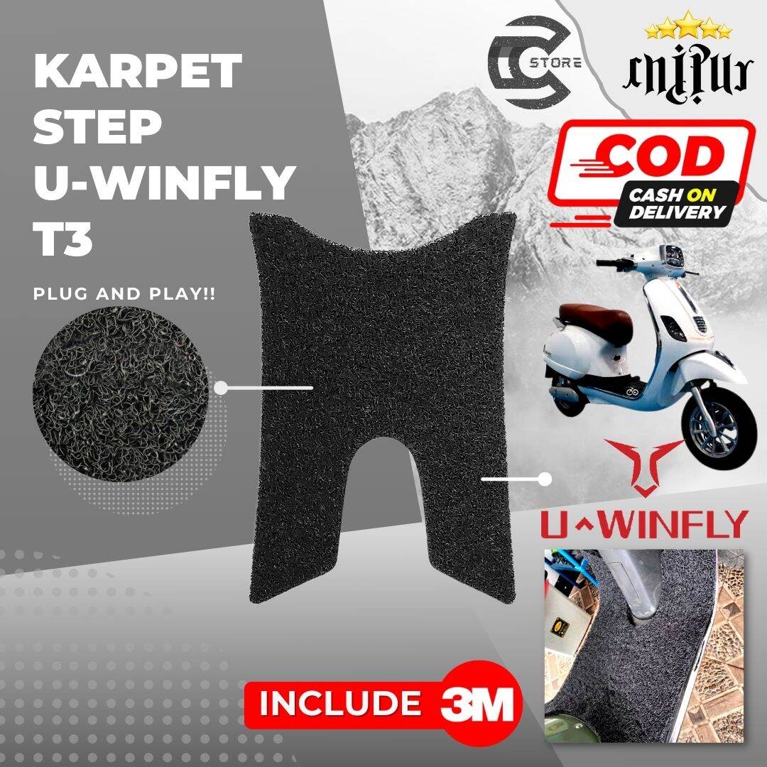 Karpet Motor Listrik UwinFly T3 / Karpet Motor U Winfly T3 / Karpet ...