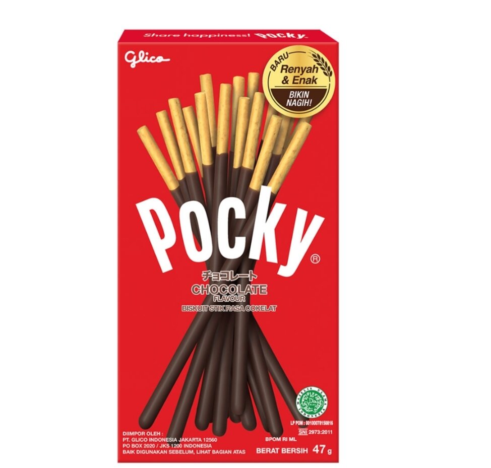 Glico Pocky Biskuit stik CHOCHOLATE 47 g | Lazada Indonesia