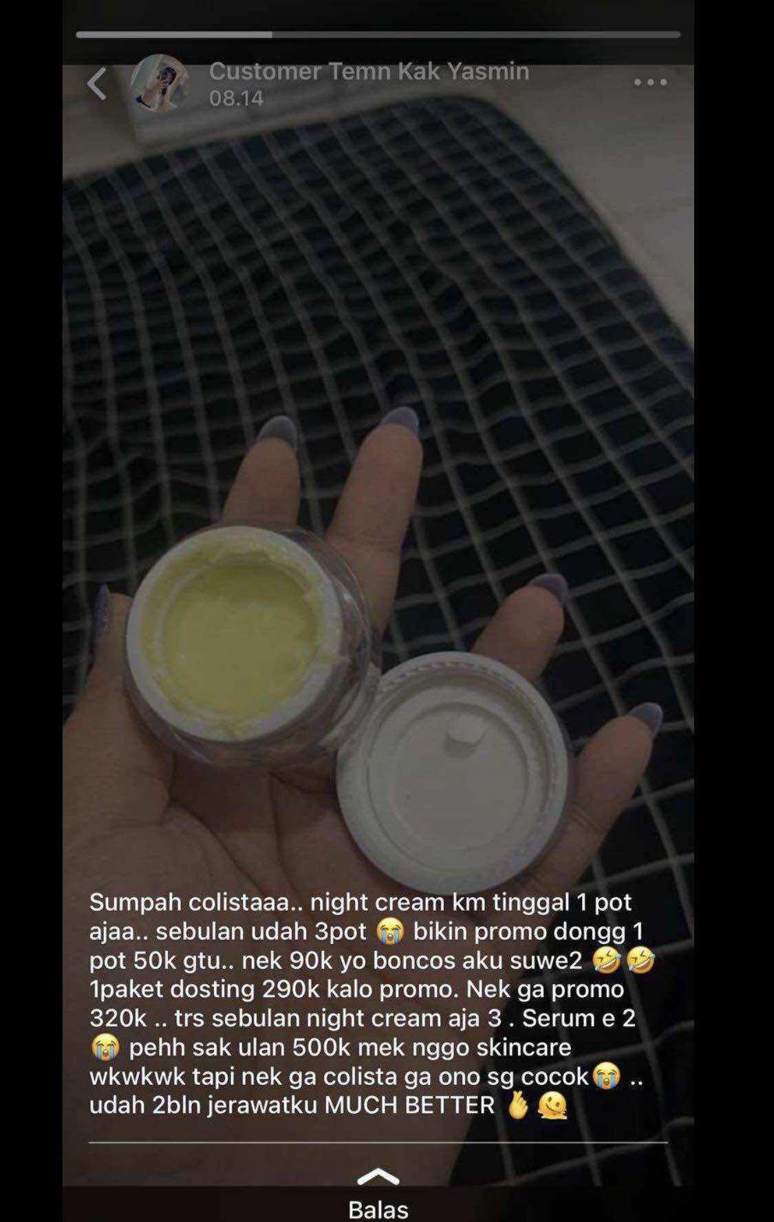 COLISTA PAKET HEMAT EXTRA GLOW DOSTING (day cream & night cream ...