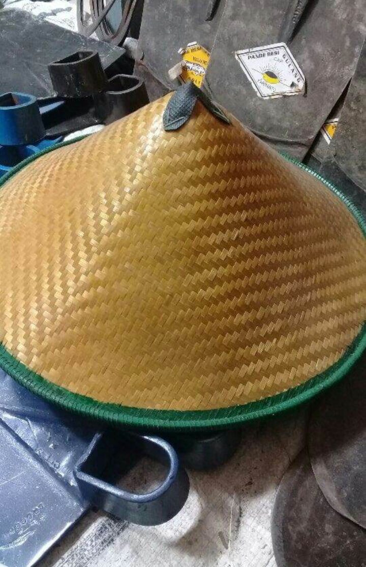caping petani/Caping petani jawa/Caping bambu/Caping bambu lebar/Caping ...