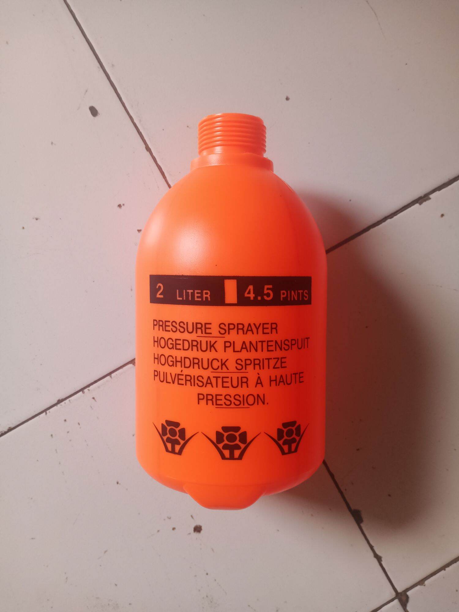 Botol semprotan 2 Liter oren atau hijau drat halus misty pompa kompa ...