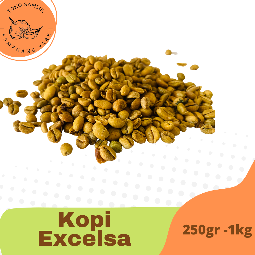 Kopi Excelsa | Biji Kopi Excelsa Wonosalam | Green Beans Excelsa | 250g ...