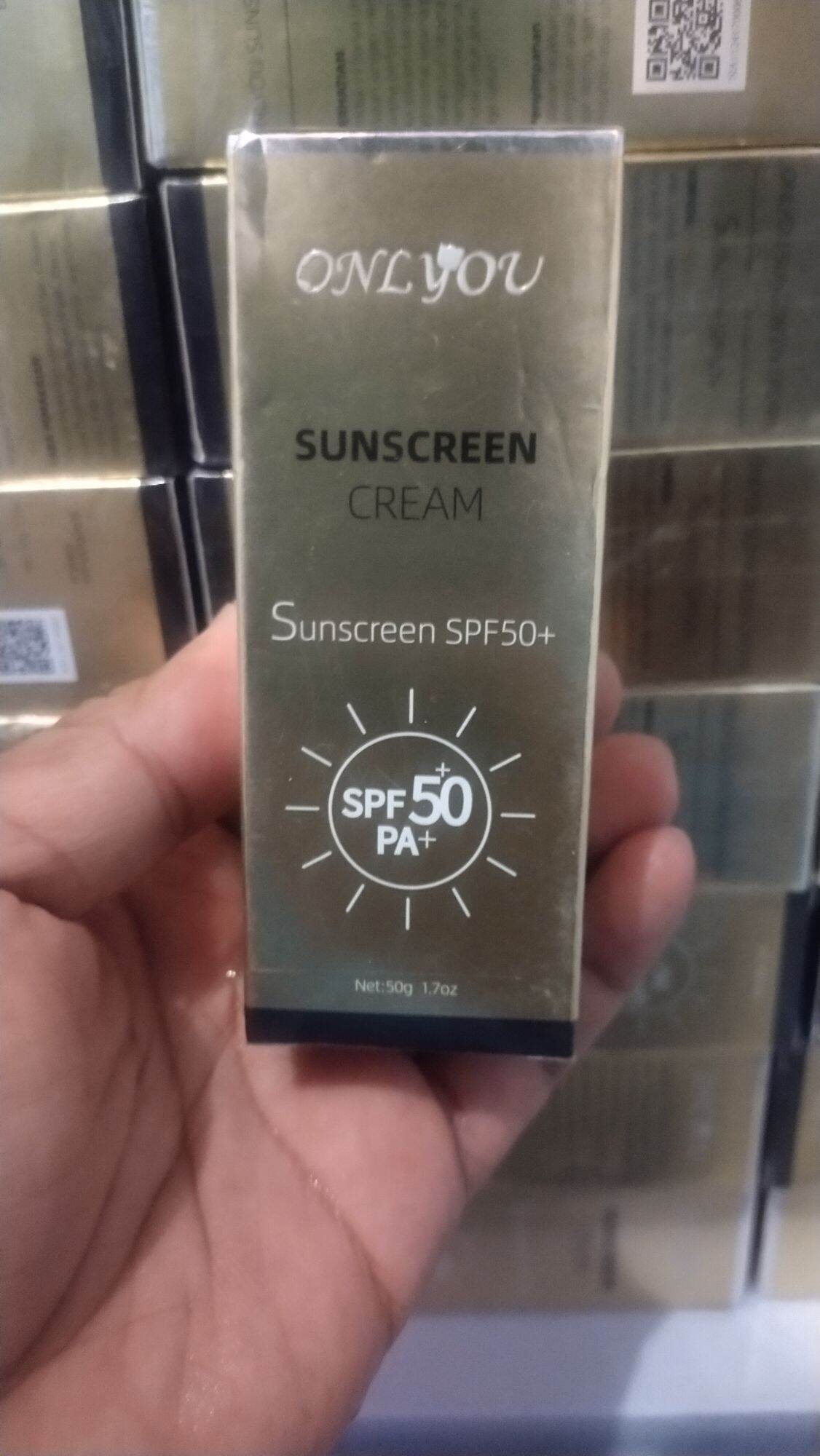 [BPOM Certification] ONLYOU Sunscreen cream SPF 50 PA+++ 50ML Face ...