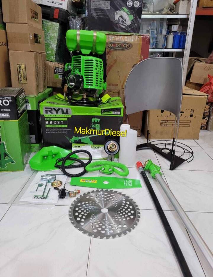 PAKET!!! Mesin Potong Rumput RYU + Tudung Padi | Lazada Indonesia