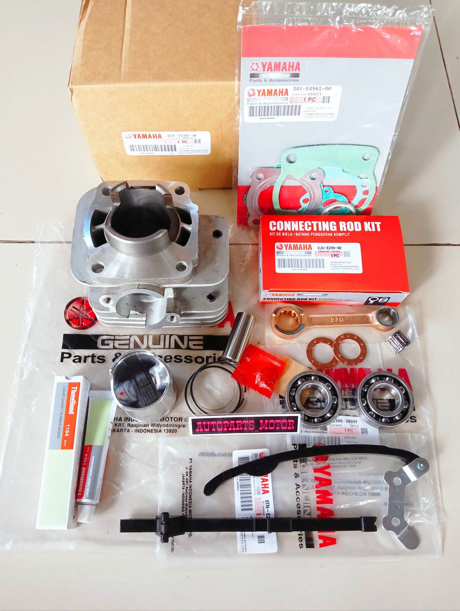 PAKET BLOK SEHER LENGKAP YAMAHA FIZ R/POSWAN/FORCE/YP-1/ORIGINAL-OEM ...