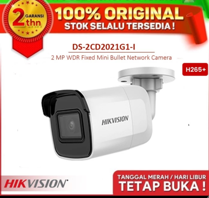 Hikvision DS-2CD2021G1-I Hik-Vision 2mp WDr Fixet Bullet IP Camera ... Hikvision DS-2CD2021G1-I Hik-Vision 2mp WDr Fixet Bullet IP Camera ...