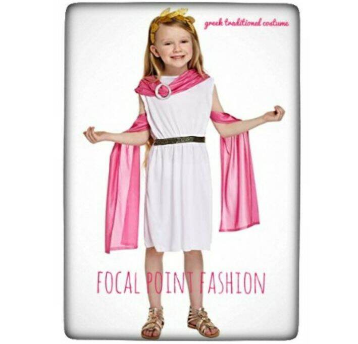 kostum Yunani Greek goddess princess anak tradisional costume | Lazada ...