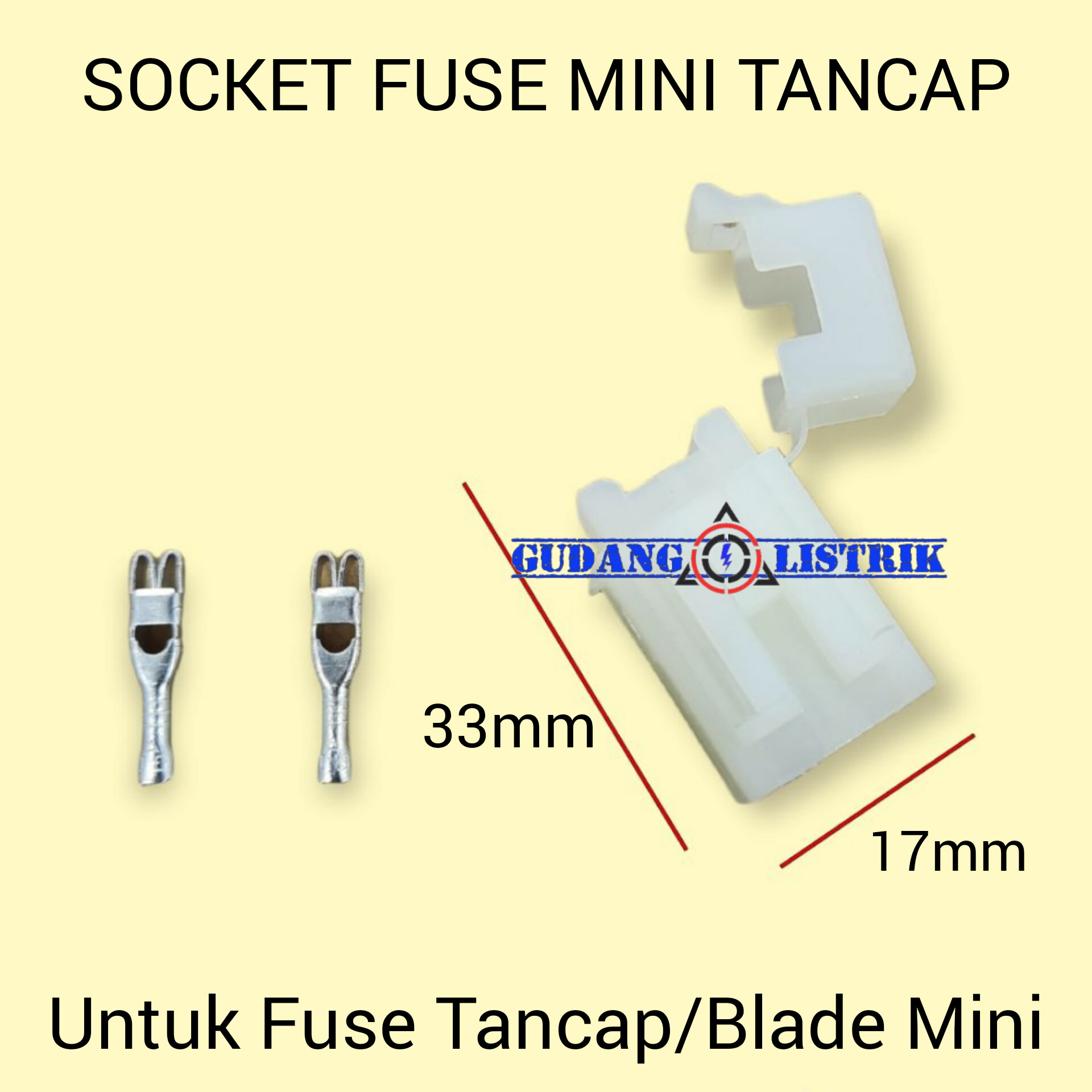 Socket Fuse Tempat Sekring Tancap Blade Mini Tanpa Kabel | Lazada Indonesia