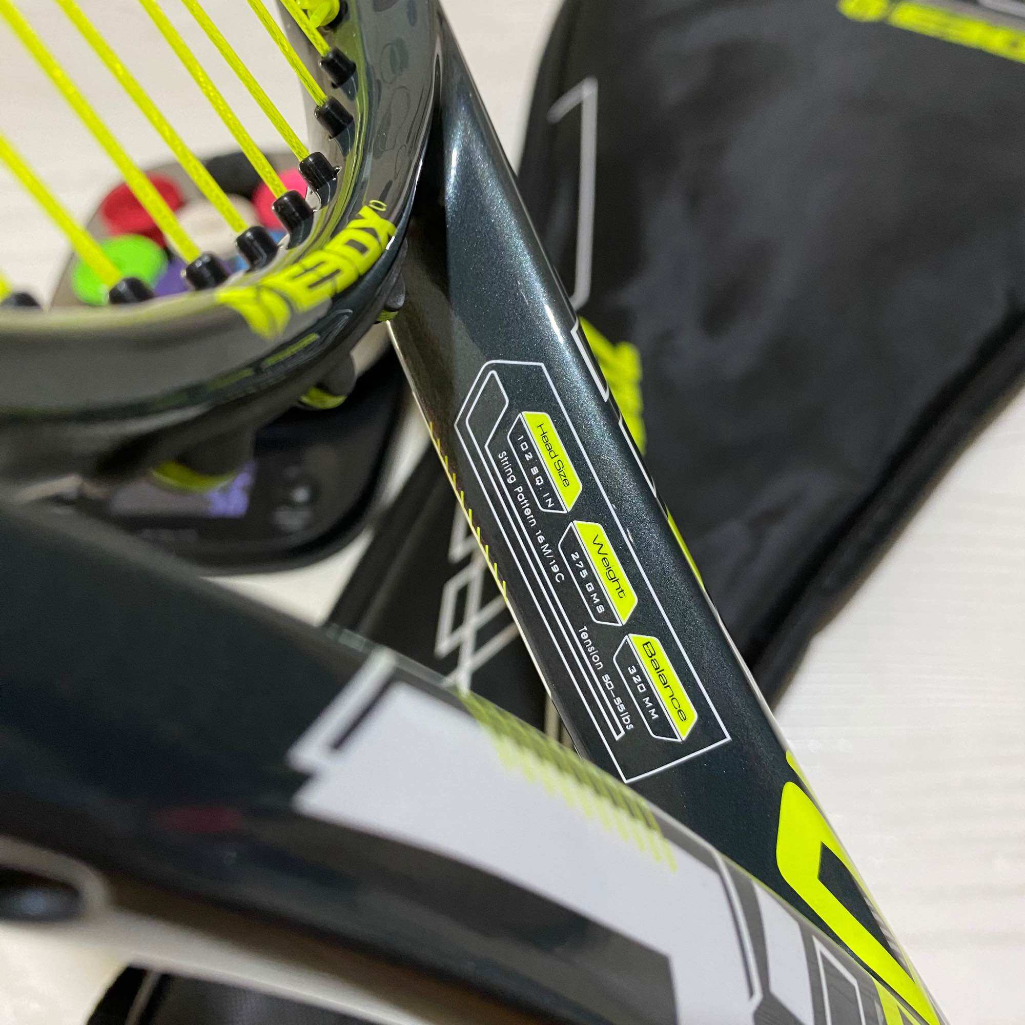 RAKET TENIS EBOX ZOOM 30 STABILO FULLSET SIAP SMASH FREE GRIP 55LBS ...