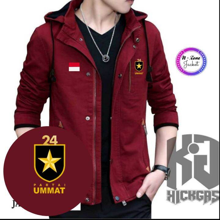 Jaket semi parka partai ummat terbaru tahun 2024 | Lazada Indonesia