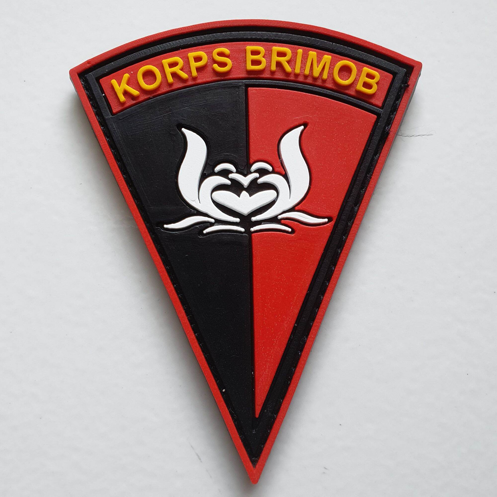 PATCH RUBBER LOGO POLRI/POLISI/POLICE/BRIMOB/BARESKRIM/TEMPELAN EMBLEM ...
