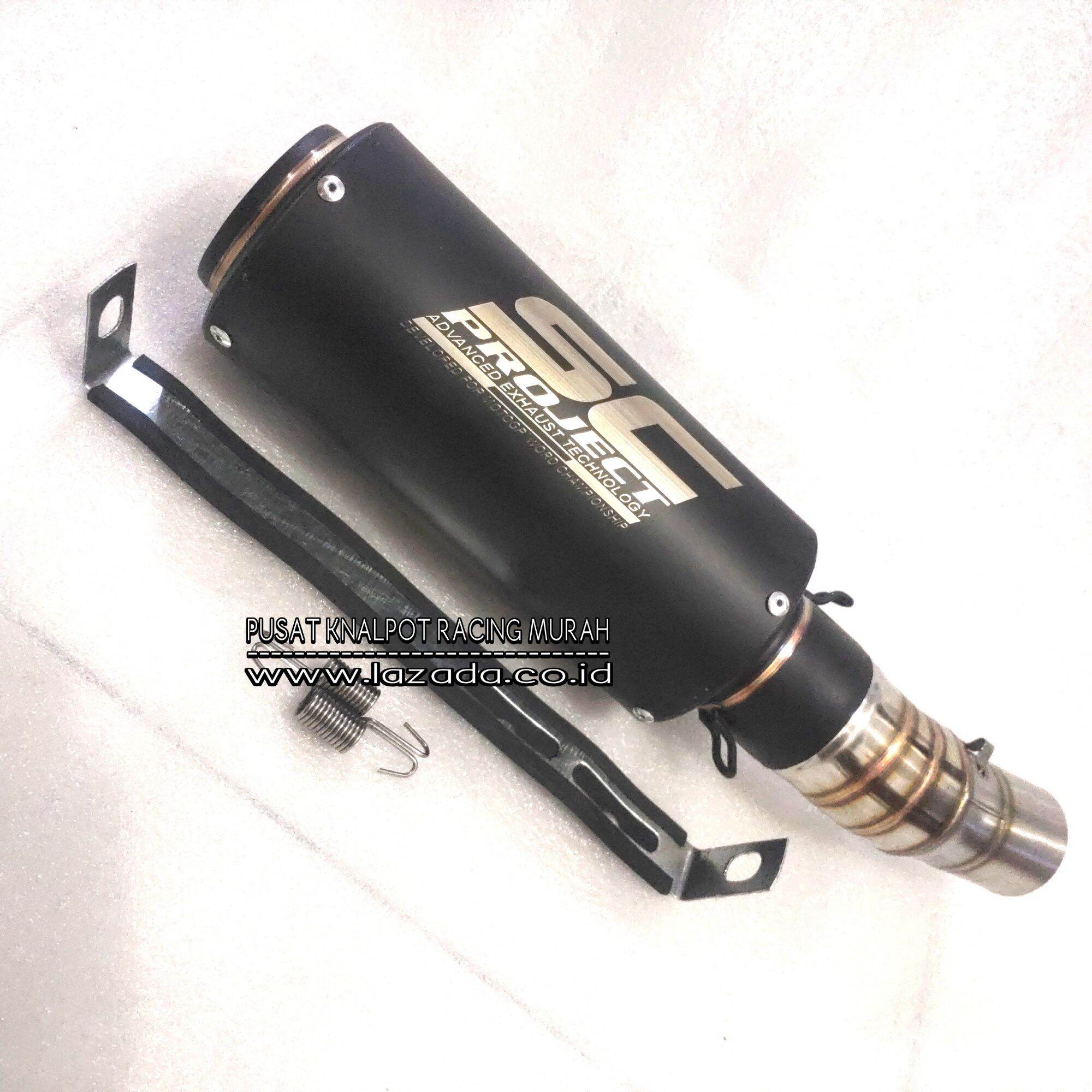 Knalpot SC project black doft plus slip on Ninja 250 yamaha R25 ...