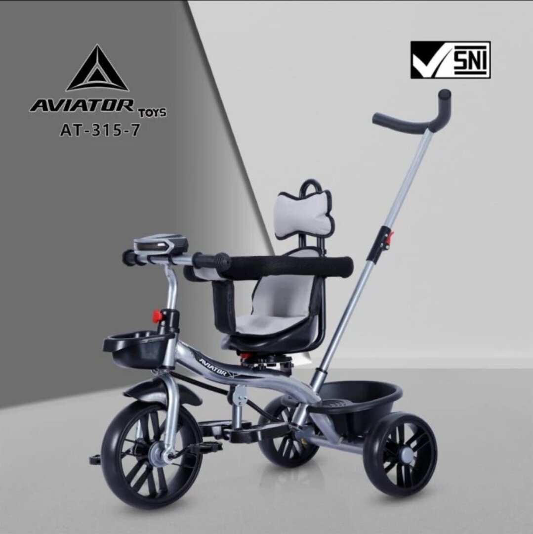 Stroller Sepeda Anak Roda Tiga Aviator AT-315-7 Tricycle AT315-7 AT 315 ...