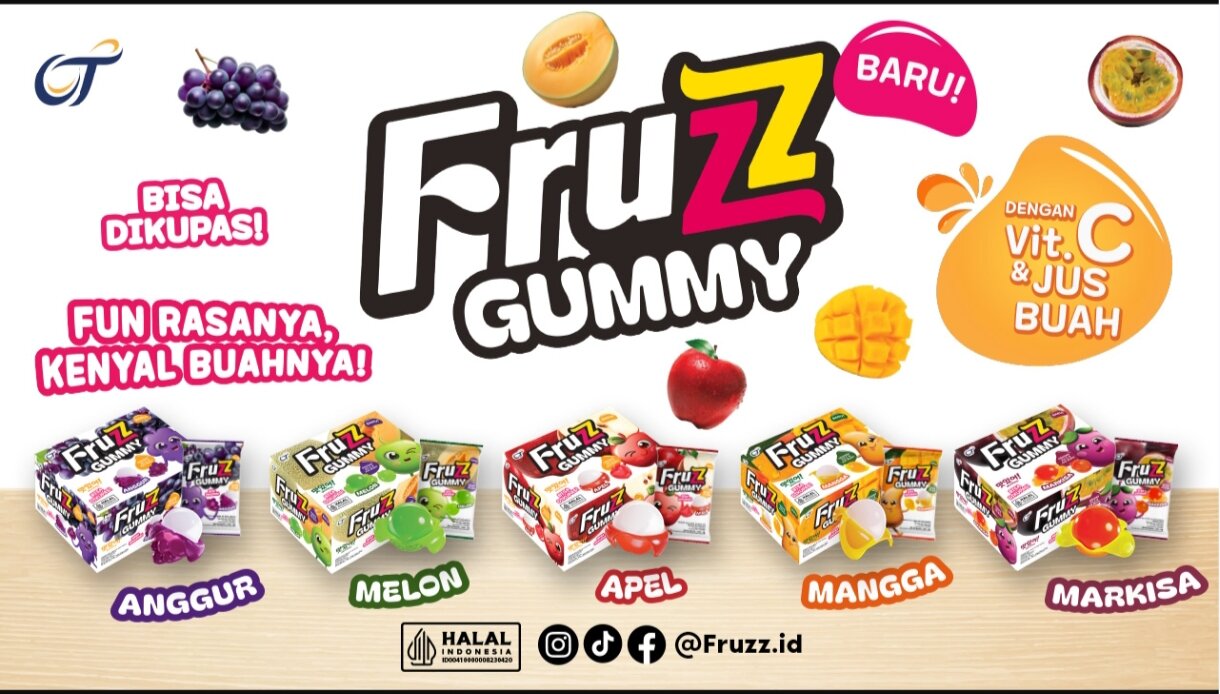 NEW FRUZZ GUMMY 120G (BOX ISI 24 PCS) | Lazada Indonesia