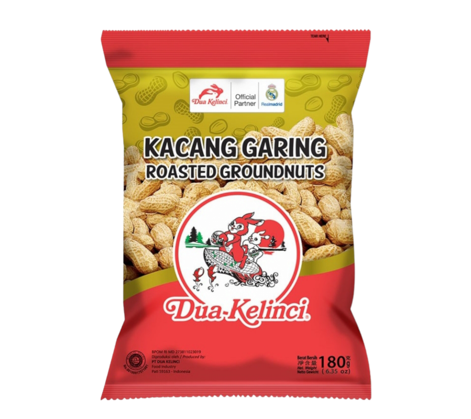 Dua Kelinci Kacang Kulit Garing 180 g | Lazada Indonesia