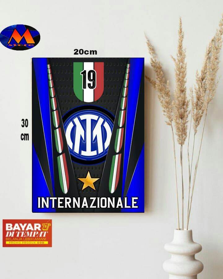HIASAN DINDING TEMA INTER MILAN/POSTER KAYU INTER MILAN/POSTER INTER ...