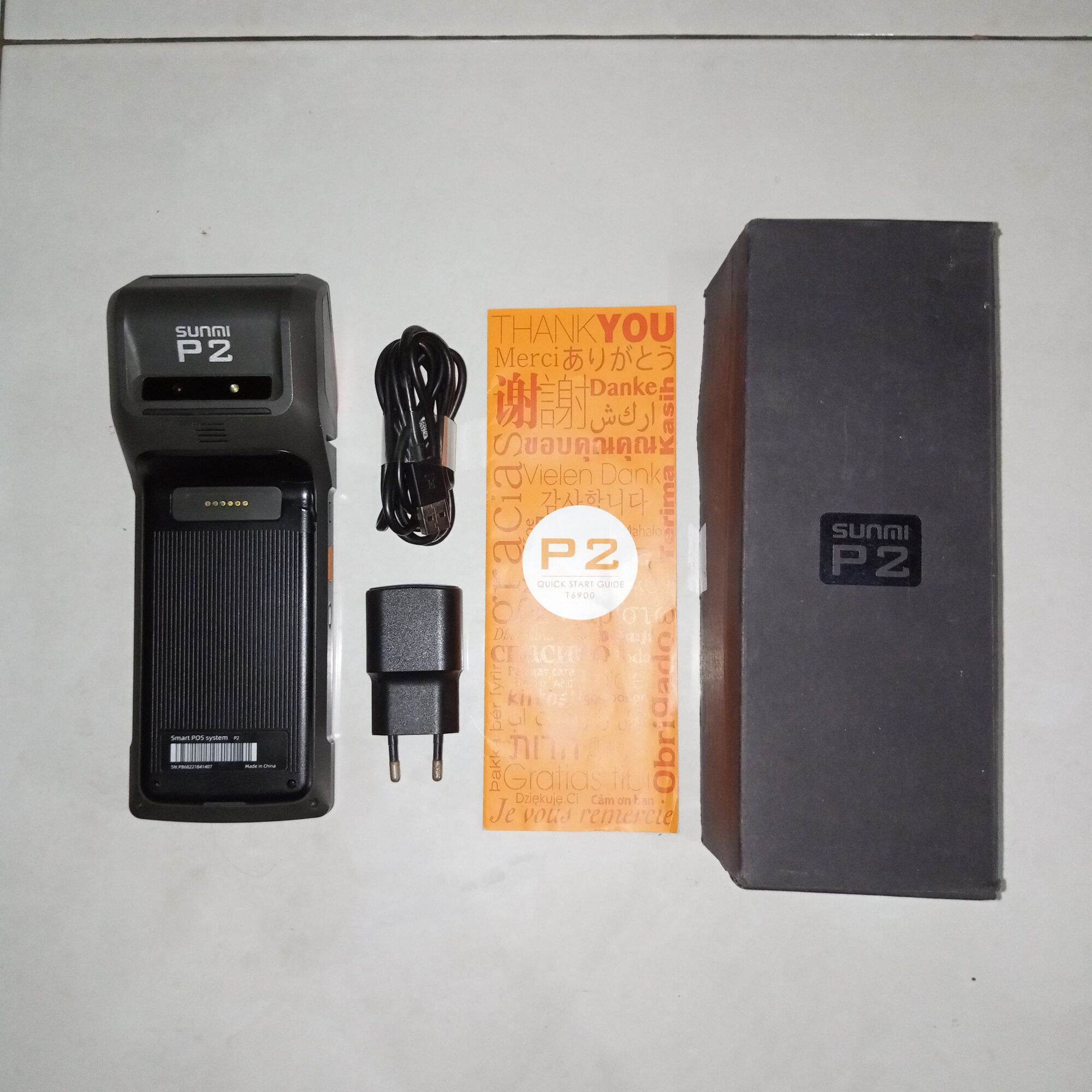 Mesin EDC Fastpay Sunmi P2 Original Tarik Tunai Transfer PPOB Fullset ...