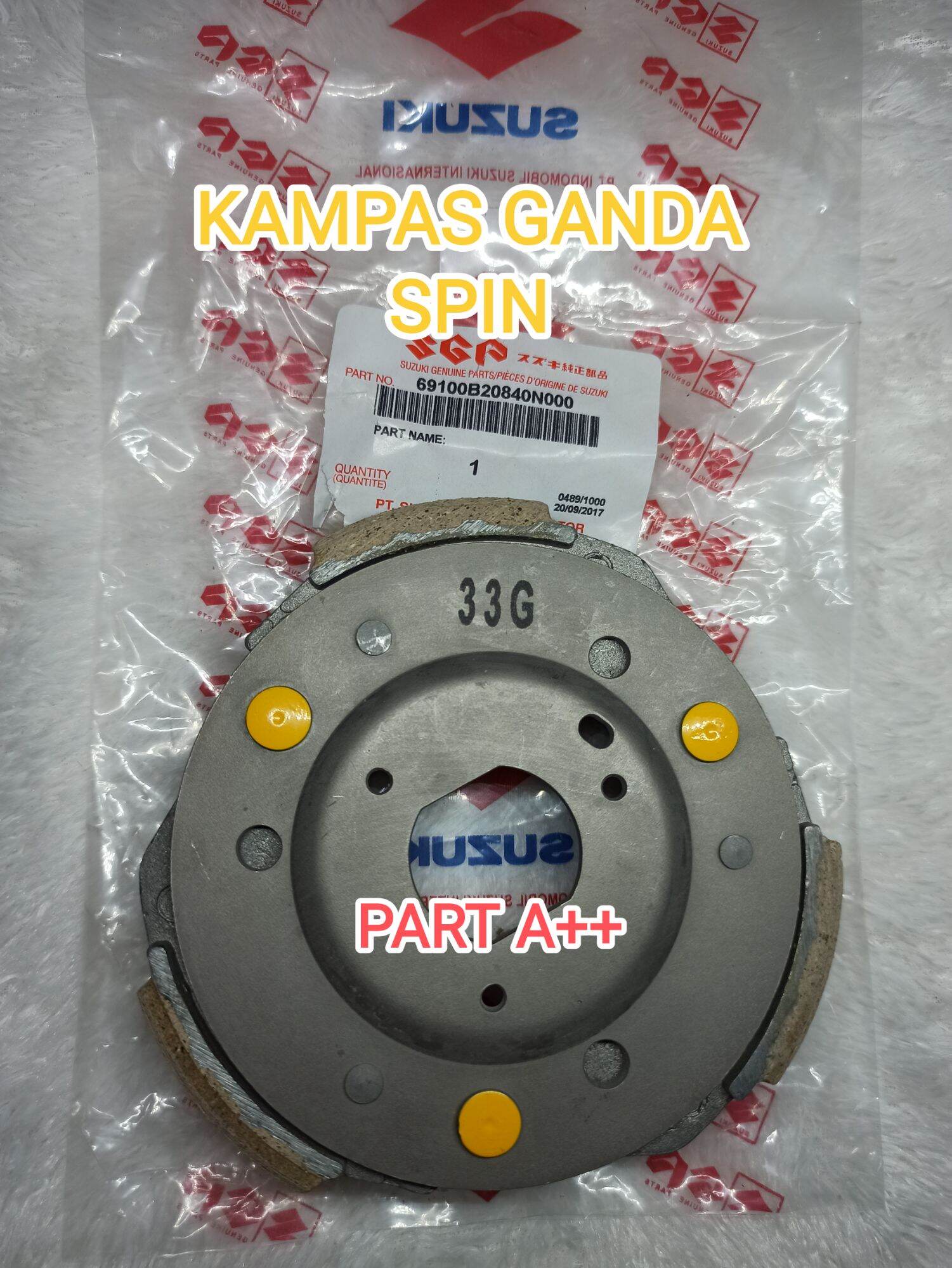 KAMPAS GANDA ASSY SPIN 125 SKYDRIVE SKYWAVE HAYATE | Lazada Indonesia