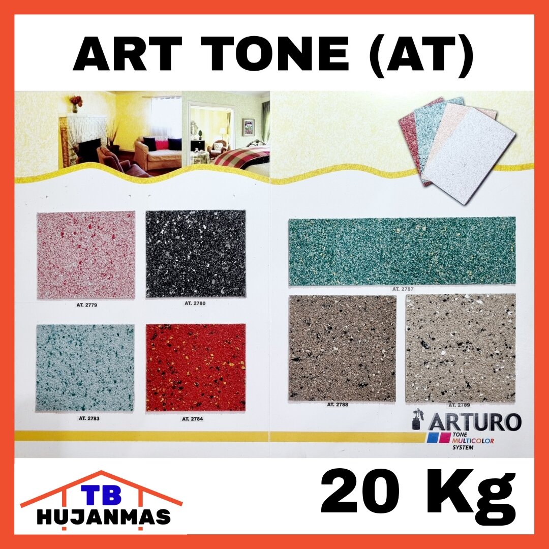 ARTURO Cat Tembok Dinding Tekstur 20 Kg Tipe Art Tone (AT) Multicolor ...