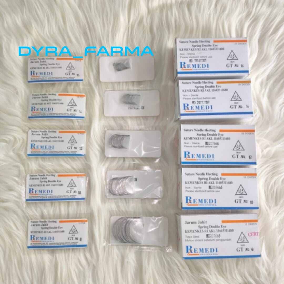 Suture Needle Hecting Hekting Jarum Jahit Kulit Skin GT | Lazada Indonesia