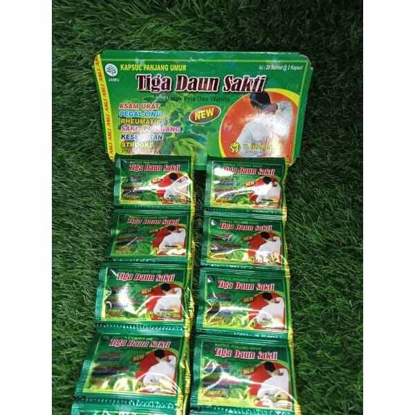 KAPSUL TIGA DAUN SAKTI (1 henger isi 20 sachet) | Lazada Indonesia