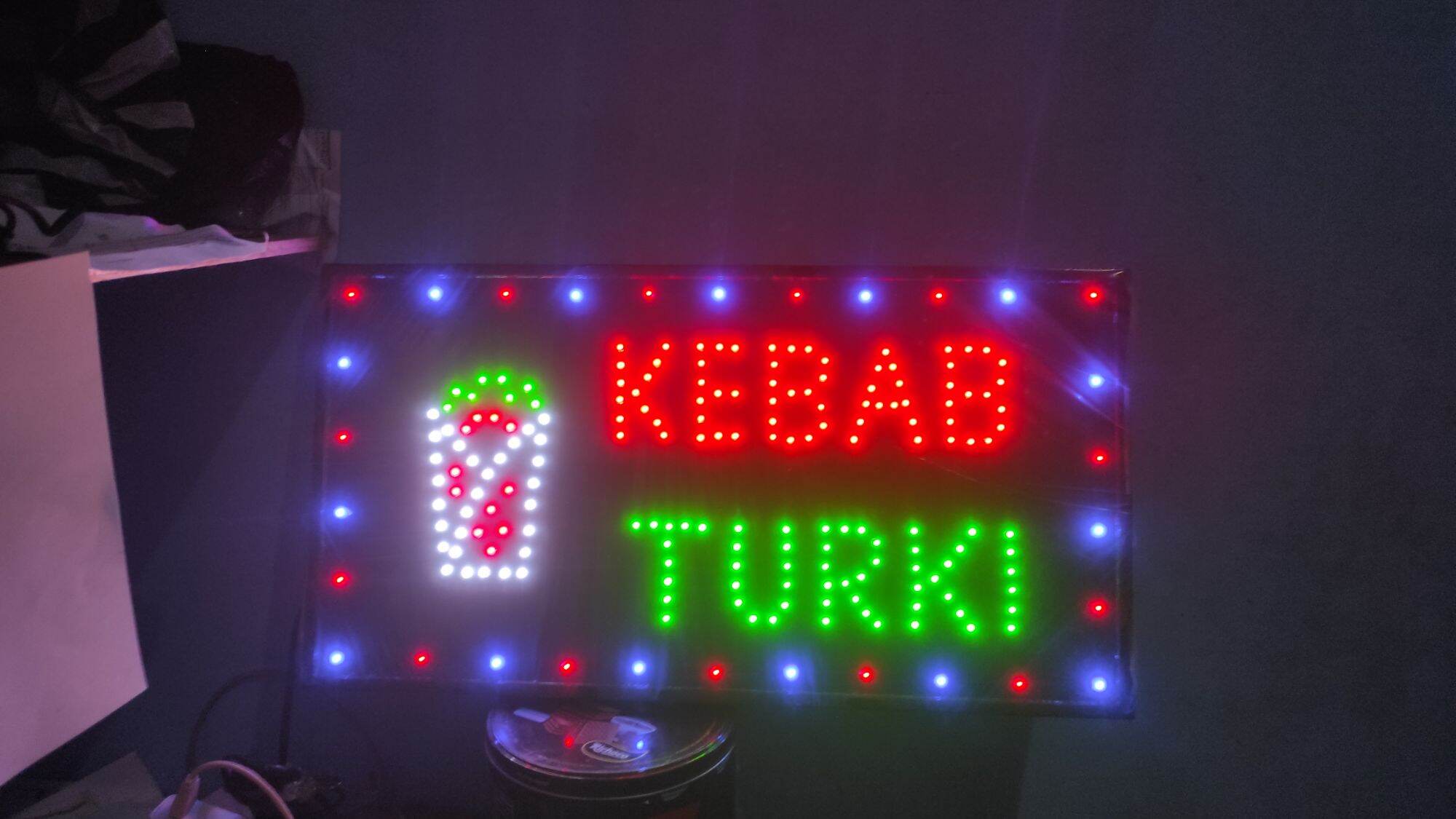 tulisan lampu led KEBAB TURKI new | Lazada Indonesia