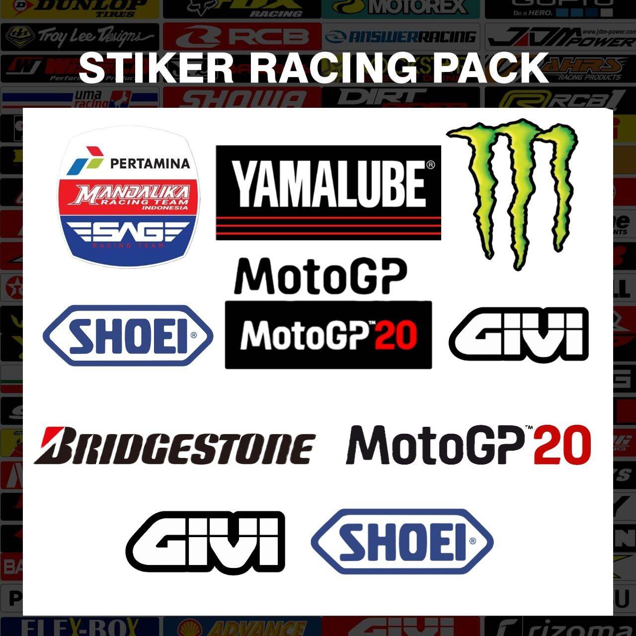 Sticker Pack Racing - Sticker Pack Moto Gp - Sticker Racing Pack ...