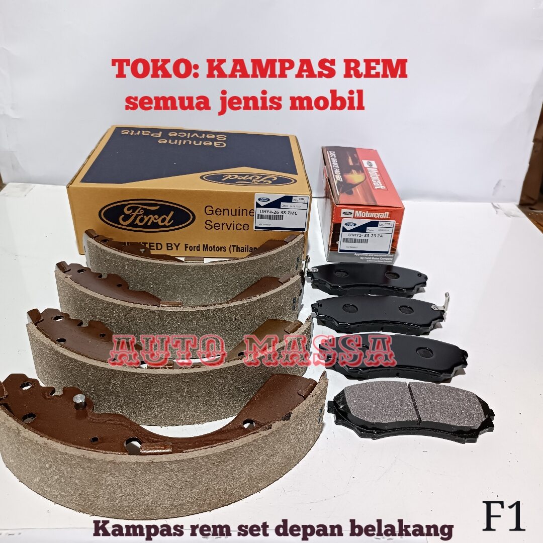 KAMPAS REM SET FORD RANGER DOUBLE CABIN KOMPLIT DEPAN BELAKANG FORD RANGER | Lazada Indonesia
