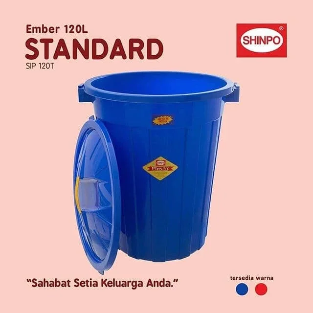 Ember Tutup Gagang Tampung Air Jumbo Besar Plastik Premium Shinpo ...