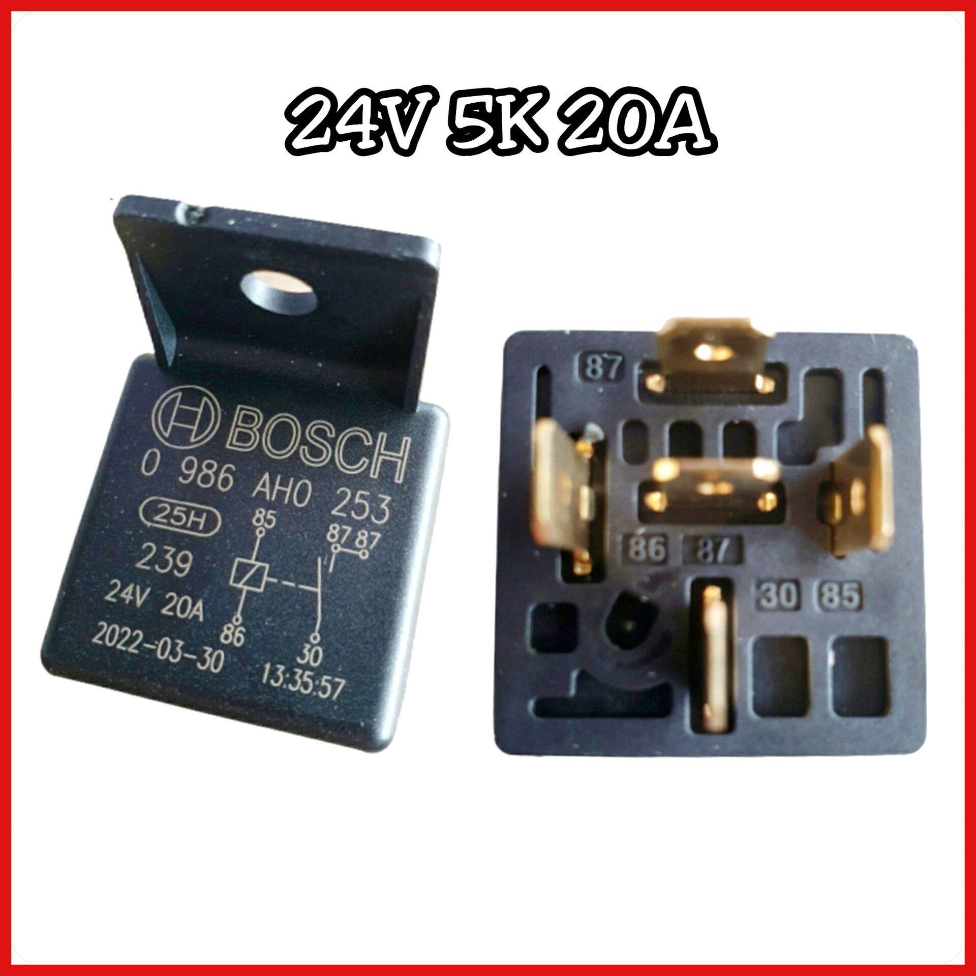Relay Bosch 24 volt 20A 5K | Lazada Indonesia
