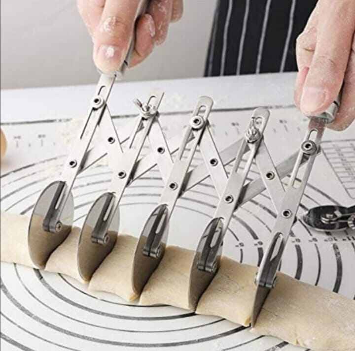 Pisau Cutter Adonan Kue/Pastry Roller/Pisau Pemotong Adonan Pizza ...