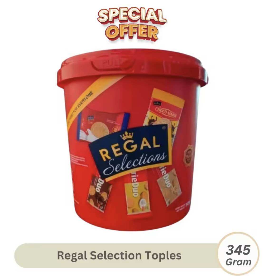 Regal Selection Biskuit 345gr Marie Susu Kemasan Toples | Lazada Indonesia