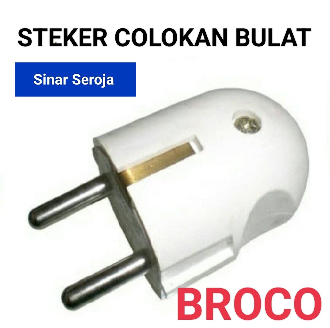 BROCO 13310 STD 2-Pole Plug / Colokan Listrik Arde 16A 250V | Lazada ...