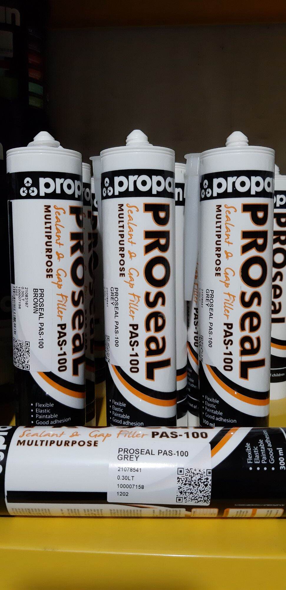 PROSEAL PROPAN LEM SILICONE SEALANT ACRYLIC 100 gap filler 300ml ...
