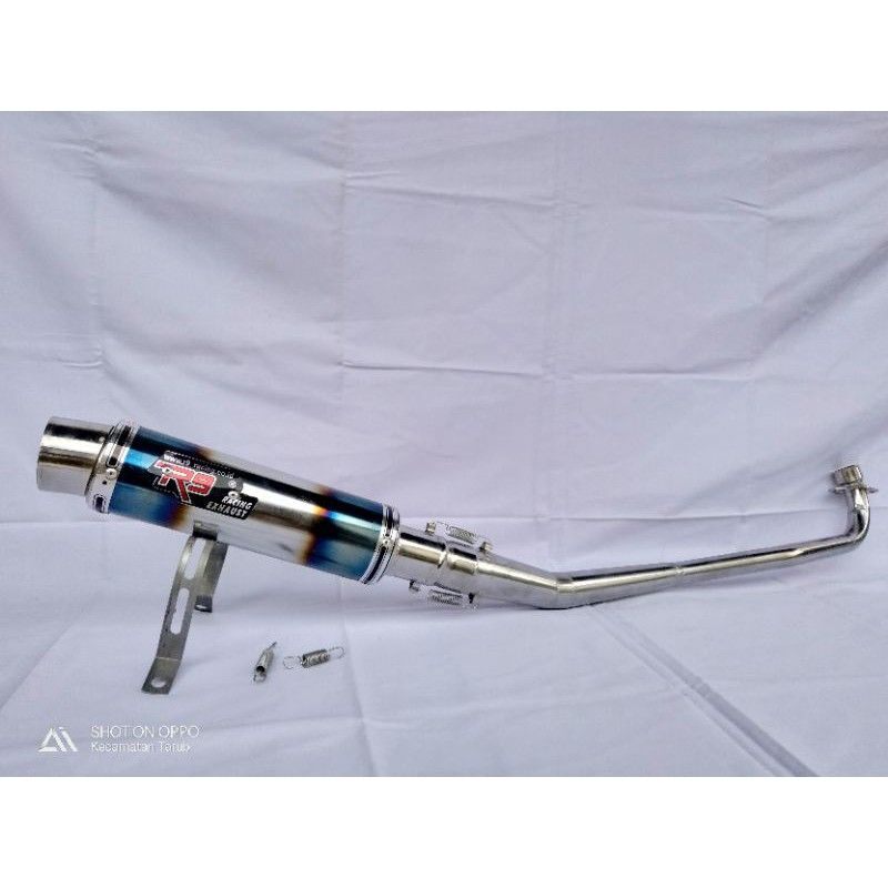 KNALPOT RACING R9 KHARISMA REVO BLADE SUPRA X 125 ASTREA JUPITER Z VEGA ...