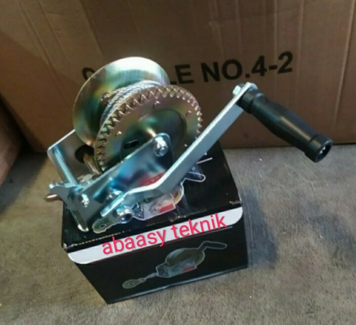 alat derek katrol manual 450kg x10 meter HAND WINCH 1000LBS | Lazada ...