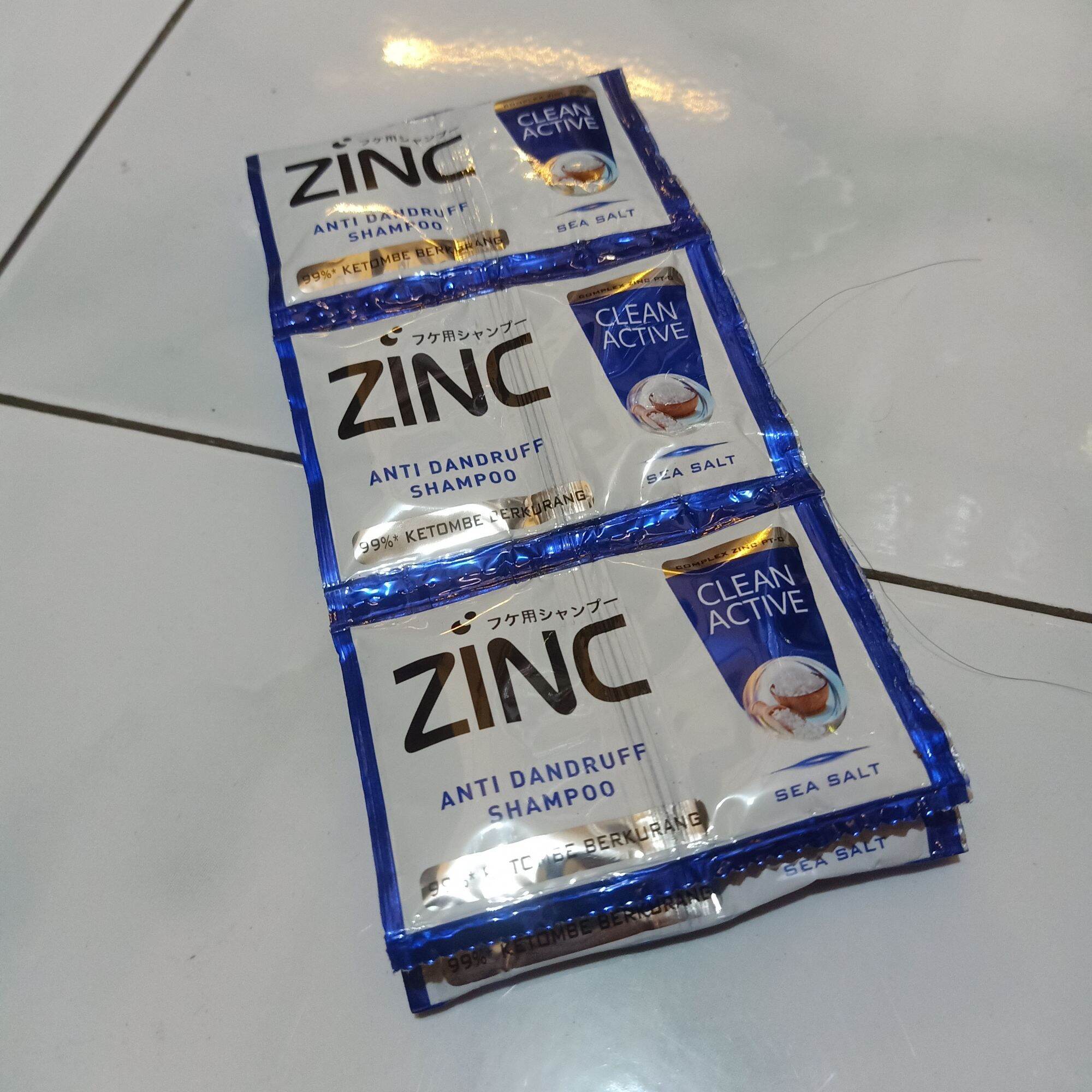 Shampo Zinc 1 Renceng isi 12 | Lazada Indonesia