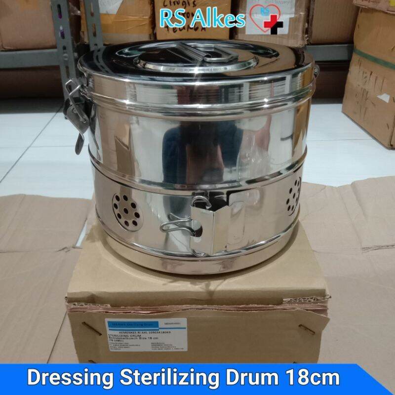 Tromol Medis Tromol Kasa Steril 18cm 15cm 12,5cm | Lazada Indonesia