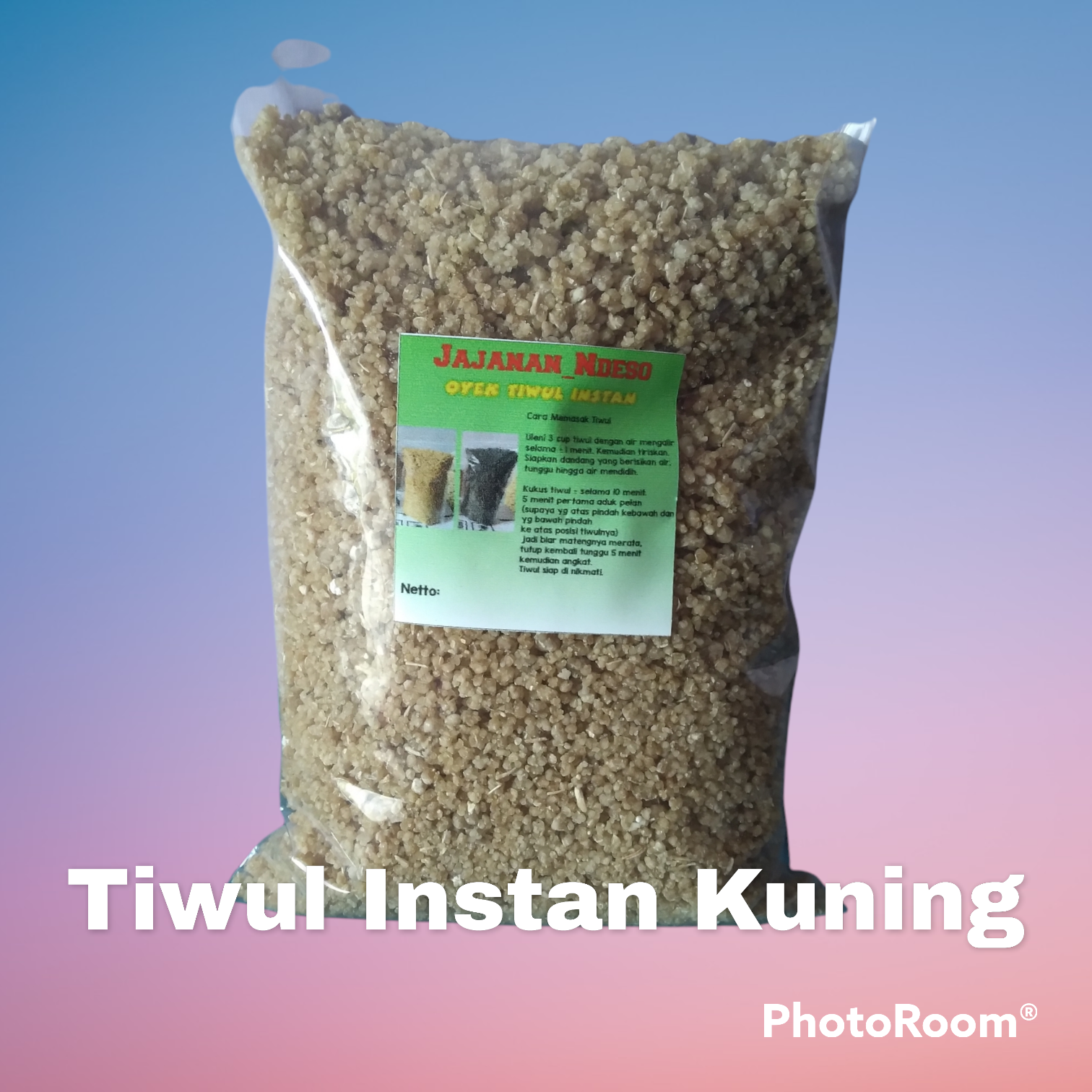 Tiwul Oyek Kuning Instan 1kg nasi singkong tradisional khas jawa enak ...