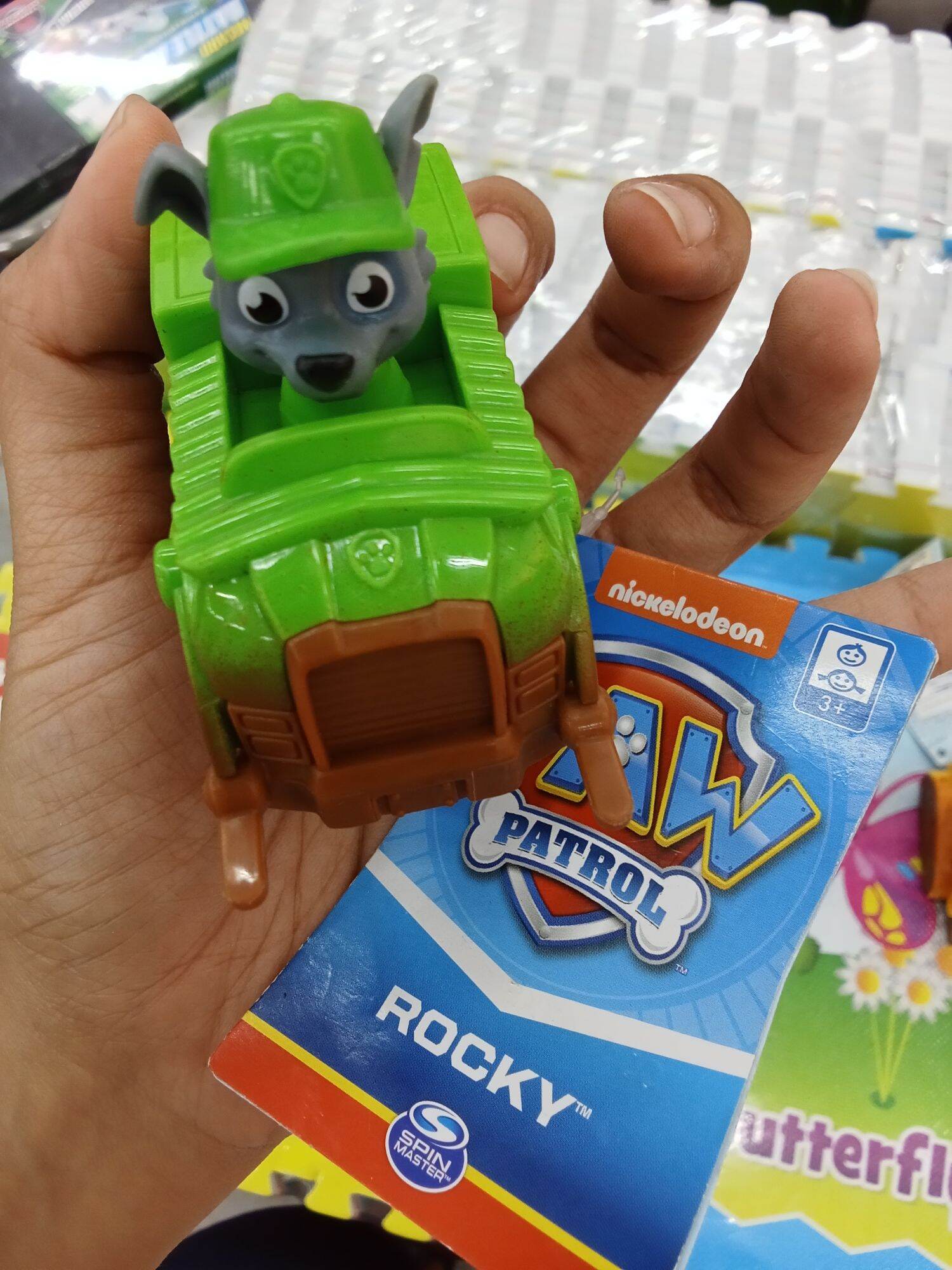 PAW PATROL ROCKY ORIGINAL NICKELODEON ASLI ROKI ROKY HIJAU recycle ...