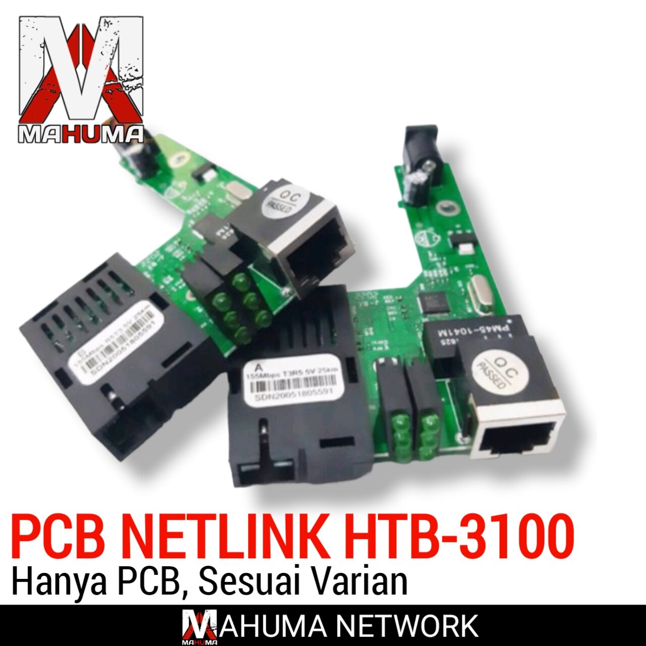PCB BOARD SAJA NETLINK HTB 3100 SINGLE MODE FIBER OPTIK ETHERNET MEDIA | Lazada Indonesia