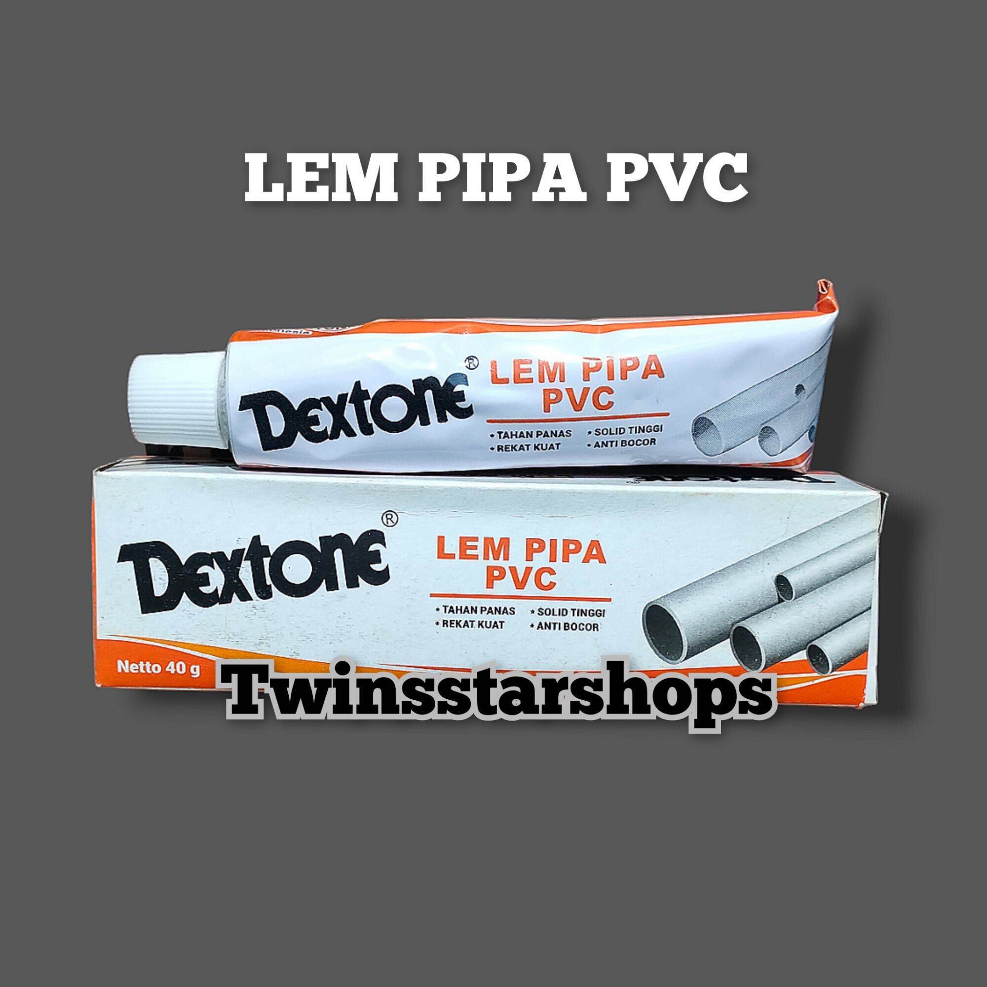 Lem Pipa PVC Dextone 40Gr Lem Paralon | Lazada Indonesia