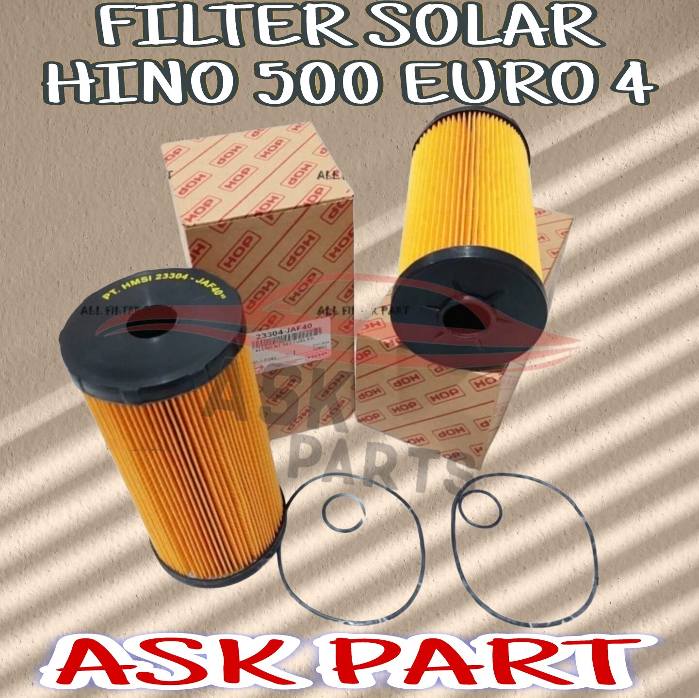 FUEL FILTER SARINGAN SOLAR BAWAH HINO LOHAN RANGER 500 EURO 4 23304 ...