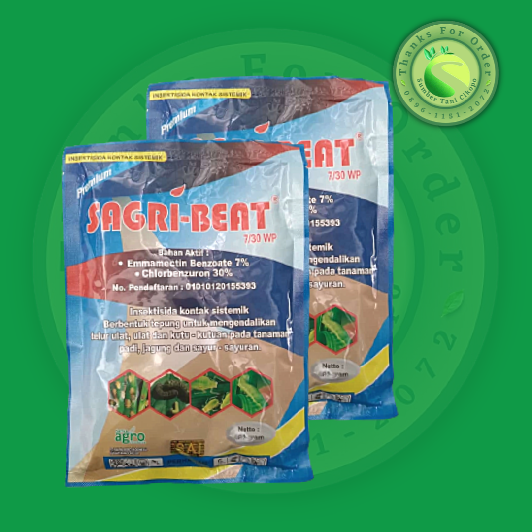 Sagri beat 7/30 Wp 100 gram nsektisida kontak sistemik untuk ...