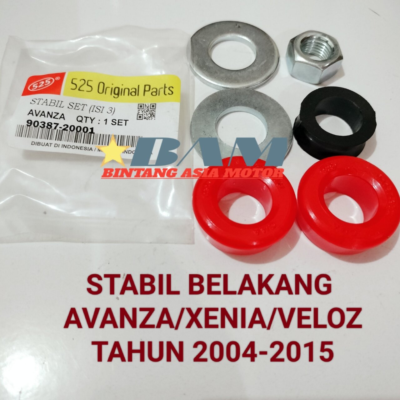 BOSH BUSHING KARET STABIL STABILIZER BELAKANG AVANZA XENIA VELOZ 2004 ...