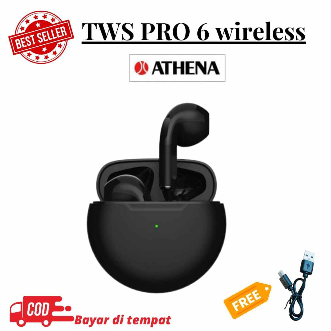 TWS PRO 6 HEADSET BLUETOOTH WIRELESS TWS PRO 6 - HEADSET BLUETOOTH WIRELESS | Lazada Indonesia
